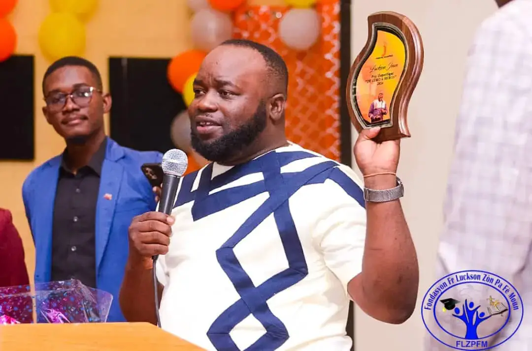 Fr Luckson “Zòn Pa Fè Moun” Receives The Honorary “ZERO TO HERO OF 2024 ...